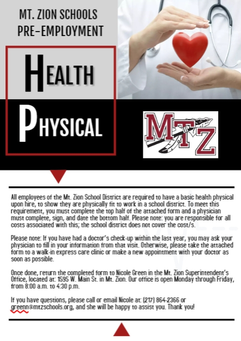 Health Physical Form | PosterMyWall