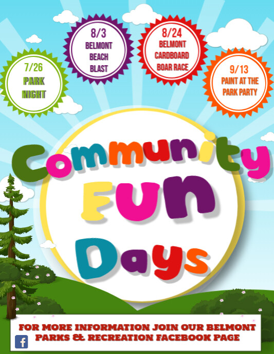 Family Summer Fun Day Event | PosterMyWall