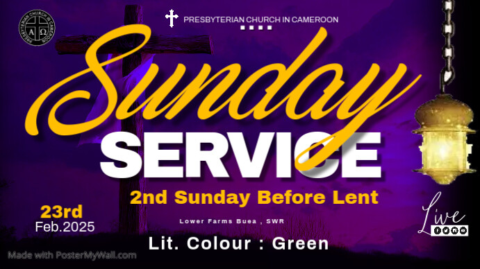 EASTER CHURCH FLYER | PosterMyWall