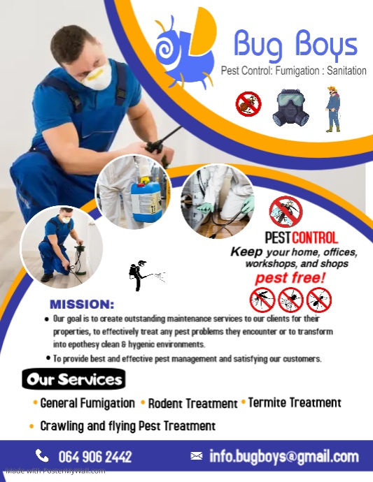 Copy of Bacs Pest Control | PosterMyWall