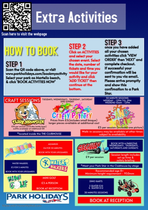 Activities flyer 2023 (1) | PosterMyWall