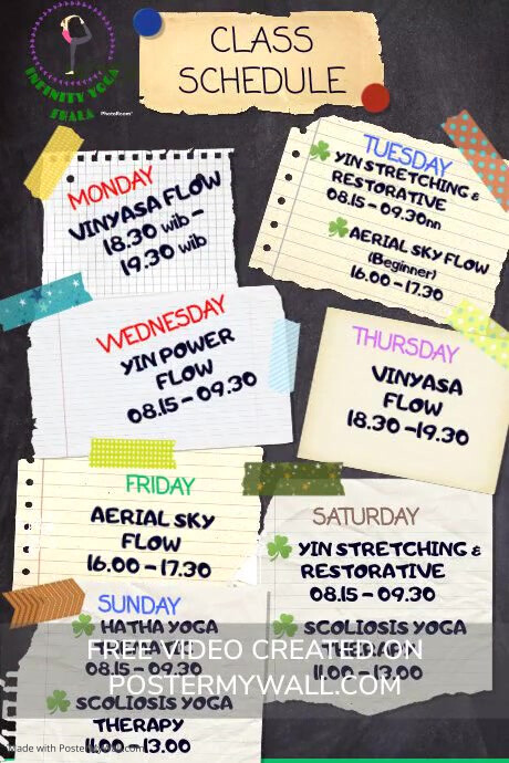 School Timetable | PosterMyWall