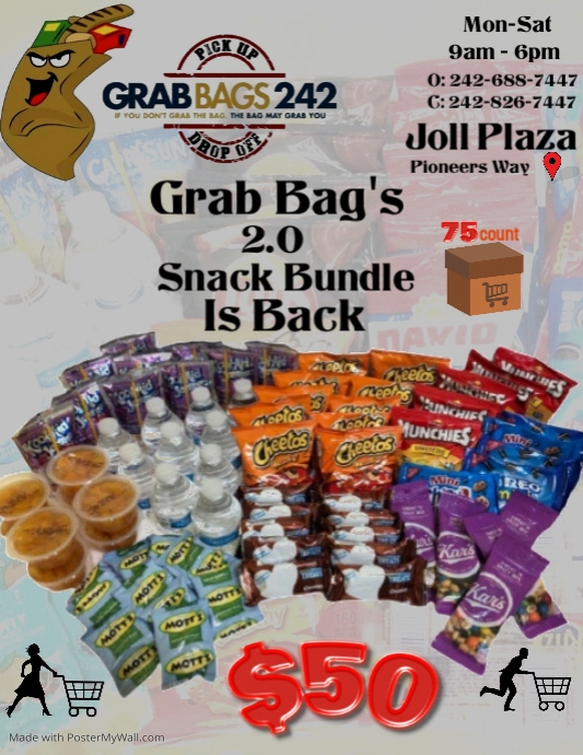 Grab Bags Snack Bundle | PosterMyWall