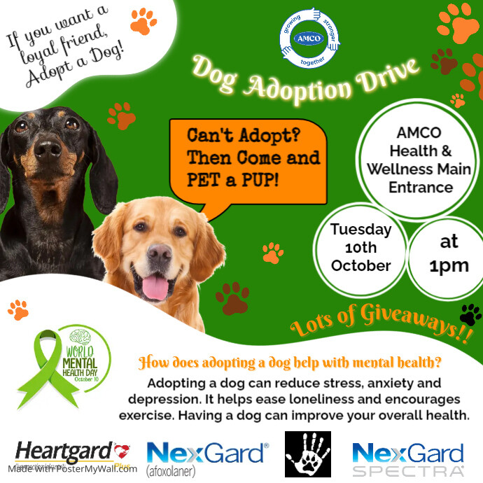 Dog Adoption Post | PosterMyWall