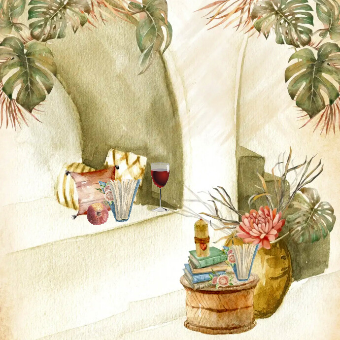 Copy of Boho Book lovers Reading nook watercolor Inspirational Quote ...