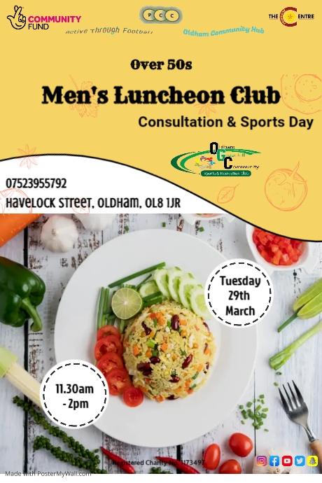 Copy of Men's Luncheon Club | PosterMyWall