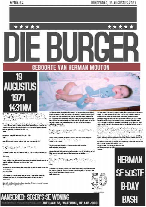 HERMAN POSTER | PosterMyWall