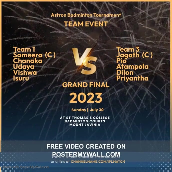 IPL Grand Final 2023 Post Template (3) | PosterMyWall