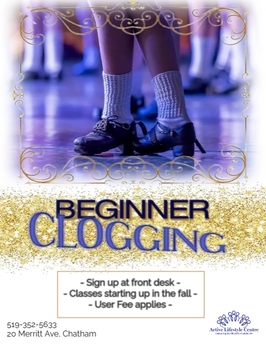 Beginner Clogging (5-23) | PosterMyWall