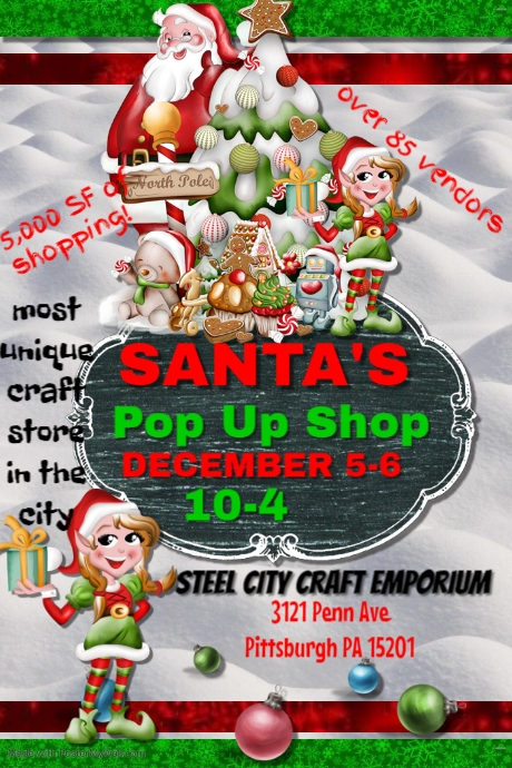 Copy of Santa Workshop Event Template | PosterMyWall