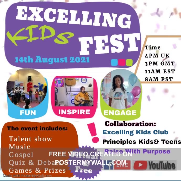 Copy of Virtual kids program | PosterMyWall