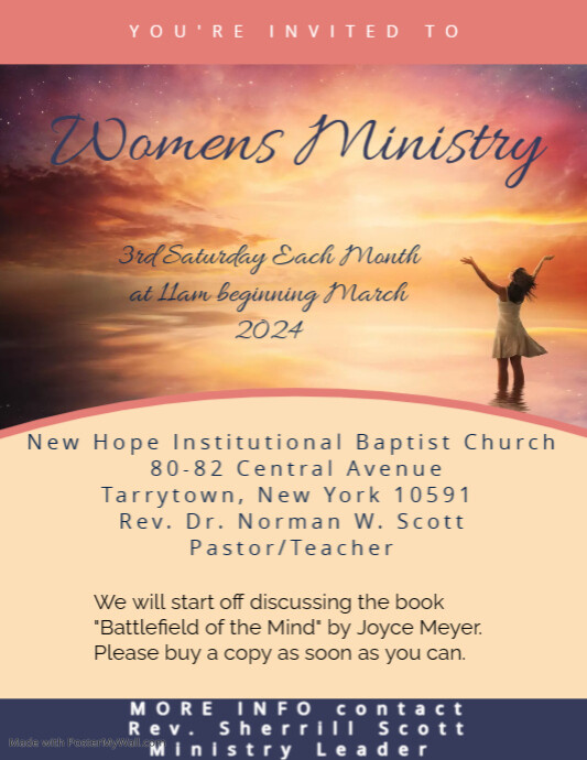 Women Worship Church Flyer | PosterMyWall