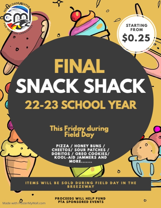 Snack Shack flyer (1) | PosterMyWall