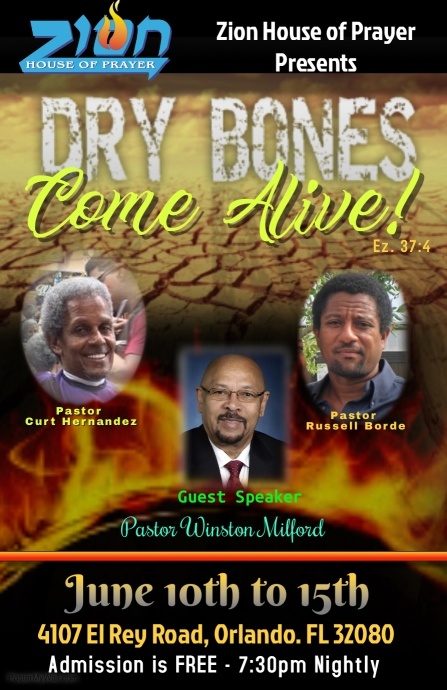 Dry Bones Flyer final | PosterMyWall