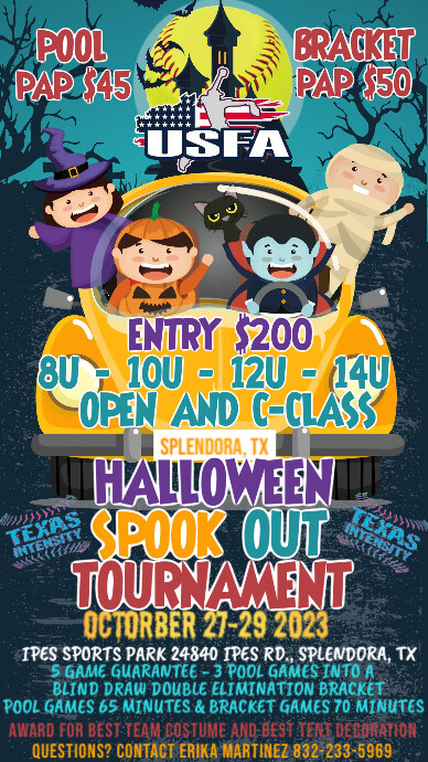 2023 HALLOWEEN SPOOK OUT TOURNAMENT | PosterMyWall