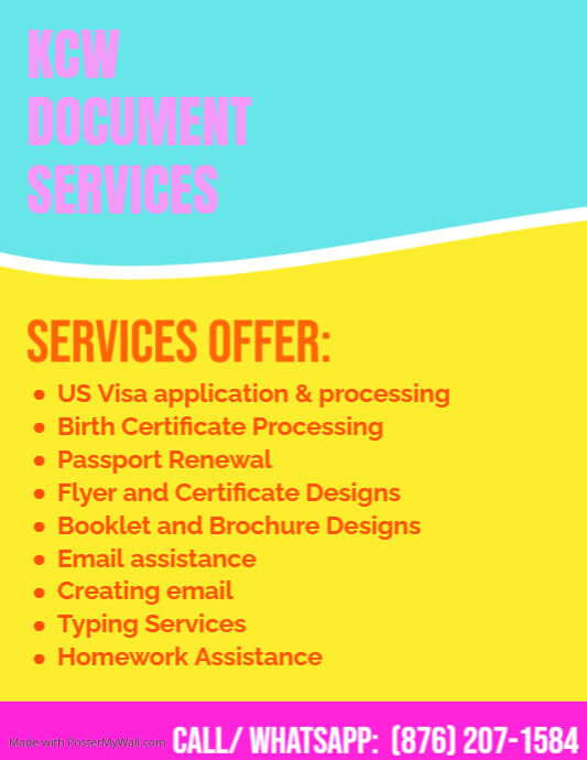 Copy of KCW SERVICES | PosterMyWall