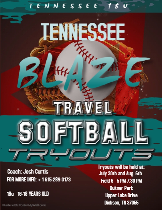 Copy of Softball | PosterMyWall