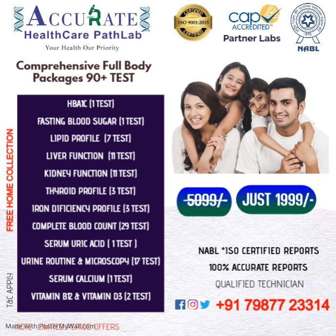 Copy of Copy of Thyroid Test Chechup Promo Template (1) | PosterMyWall