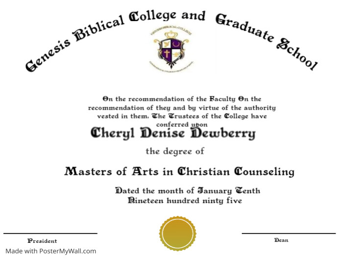 Homeschool Unschool Private Diploma Template | PosterMyWall