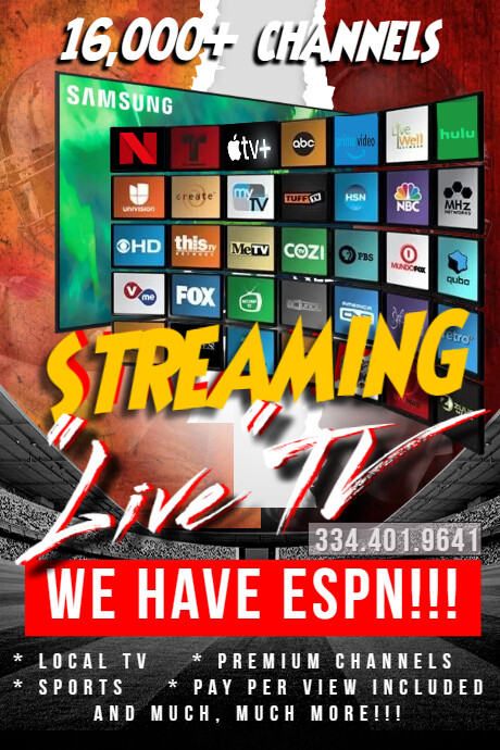 Streaming TV Flyer | PosterMyWall