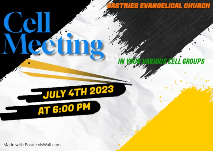 Cell Meeting | PosterMyWall