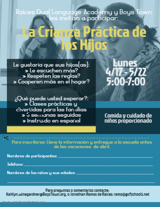 Raices CSP Sign Up | PosterMyWall