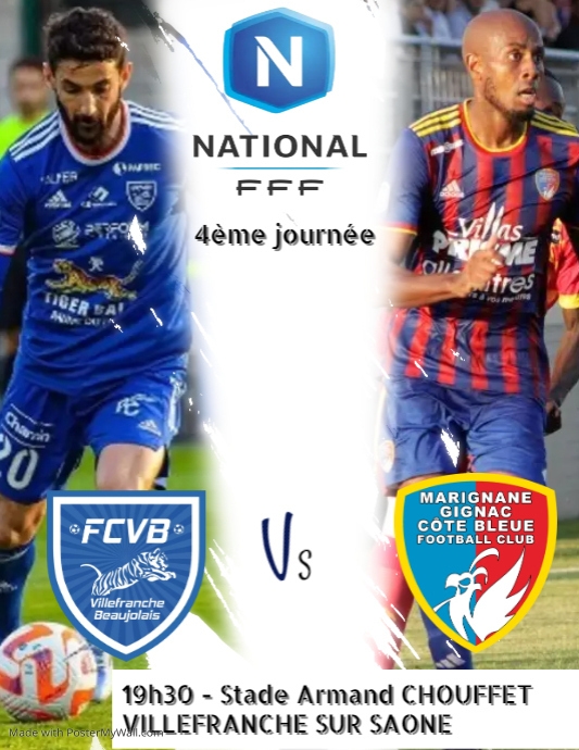 mgcb vs villefranche | PosterMyWall