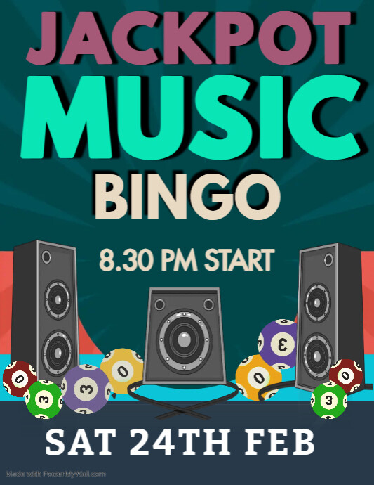 Copy of Music Bingo Flyer Design | PosterMyWall