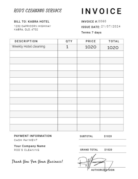 Business Invoice Sales Receipt Form Flyer | PosterMyWall