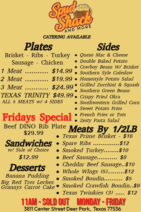 Steak Menu Layout Ads (2) | PosterMyWall