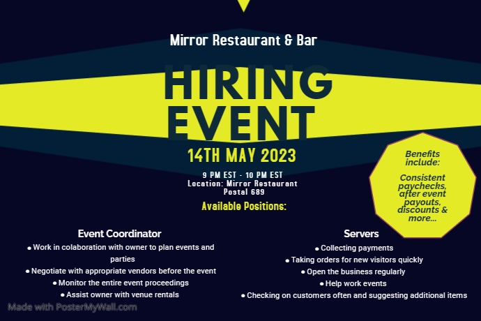 job fair ad template | PosterMyWall