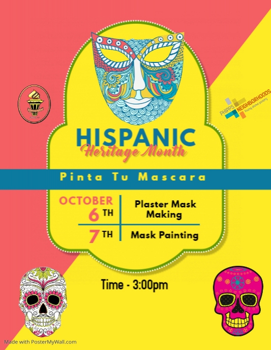 Copy of Hispanic Heritage Month Party Invitation Flyer | PosterMyWall