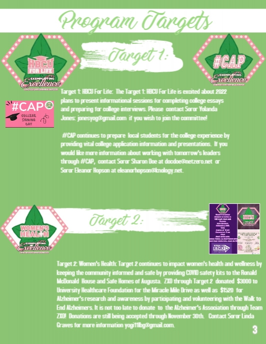 Copy of December Target 1 & 2 | PosterMyWall