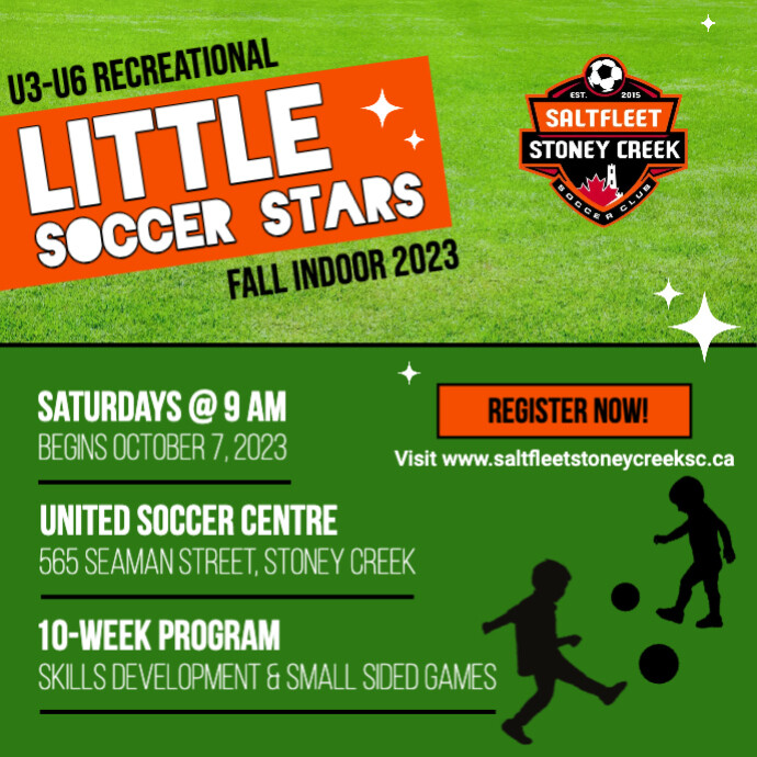 eblast - Little Soccer Stars | PosterMyWall