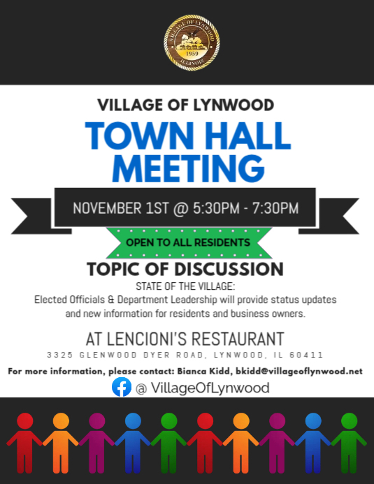 Townhall Meeting Flyer | PosterMyWall