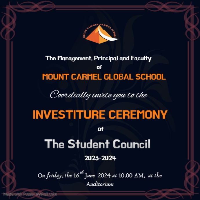 Ceremony Invitation | PosterMyWall