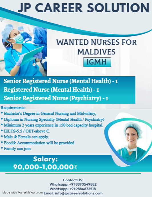Copy of Now Hiring Nursing Professionals Advert (2) | PosterMyWall