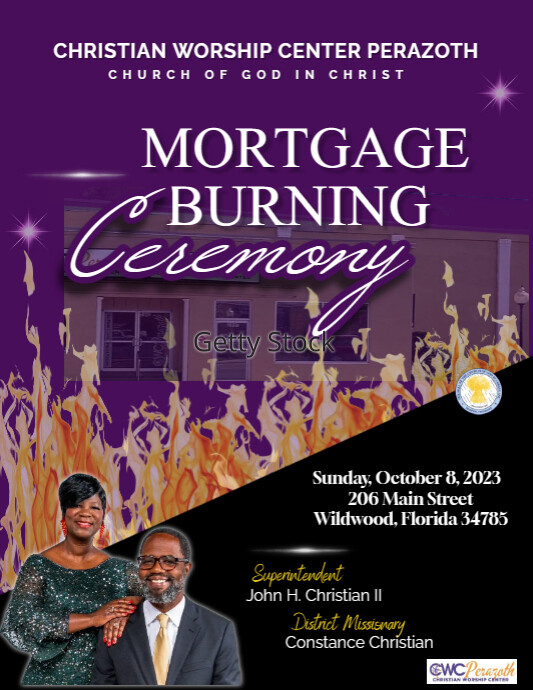 Mortgage Burning Program | PosterMyWall