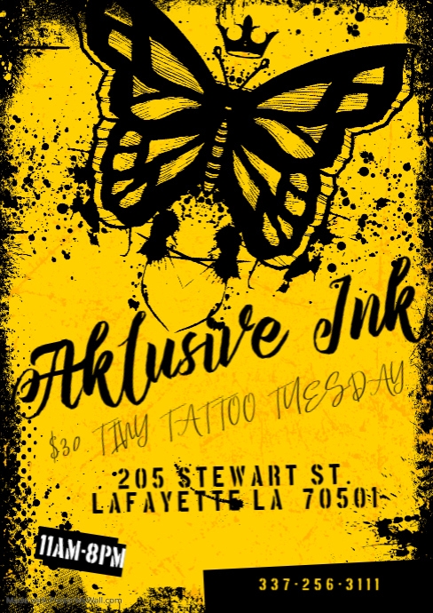 TATTOO PARTY POSTER | PosterMyWall
