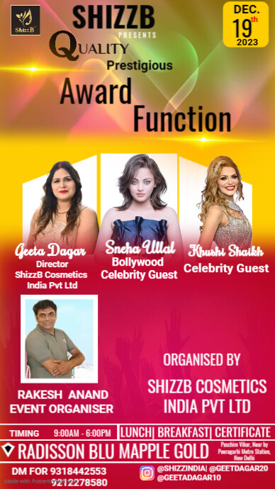 Copy of RAKESH ANAND | PosterMyWall