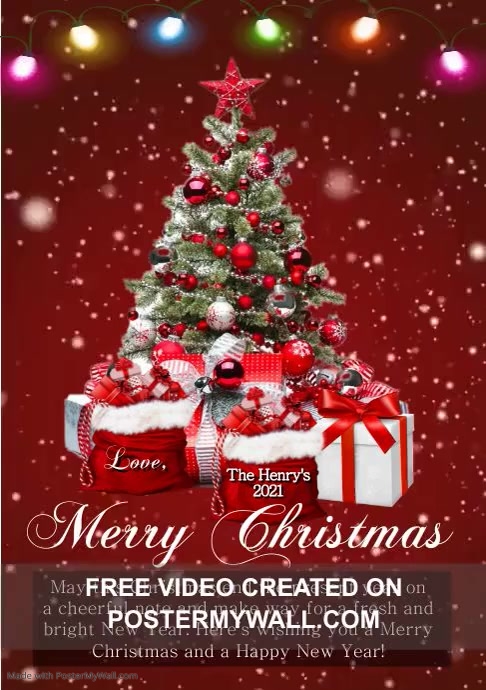 Copy of Christmas video Template | PosterMyWall