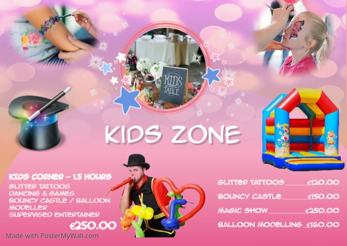 Copy of kids zone | PosterMyWall