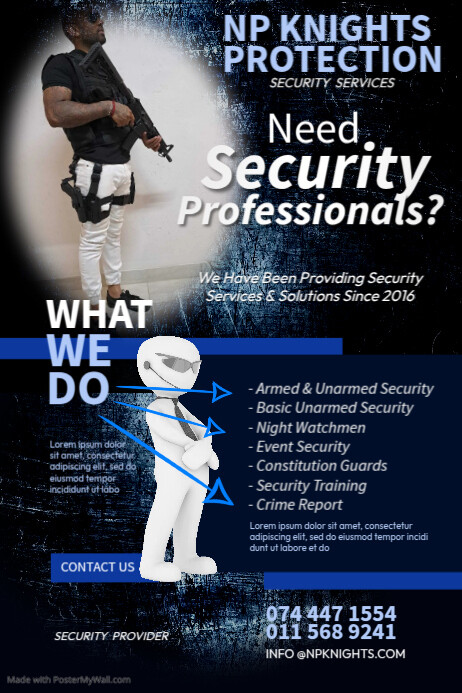 Security Company Flyer | PosterMyWall