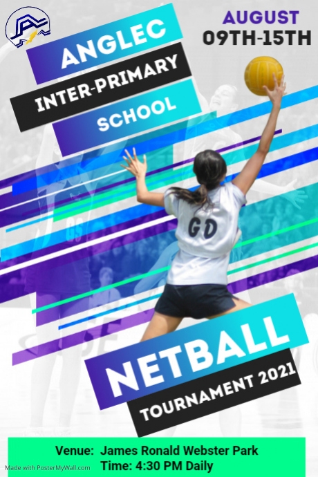 Copy of Copy of Modern Netball Tournament Flyer | PosterMyWall