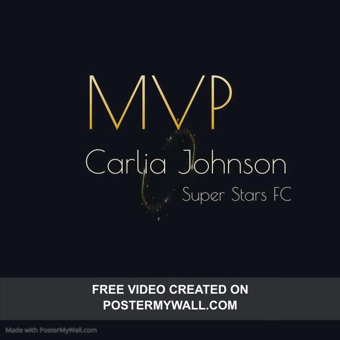 Copy of MVP Female | PosterMyWall