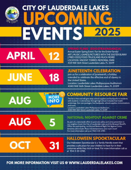 COLL Upcoming Events (2023 apr-oct) | PosterMyWall