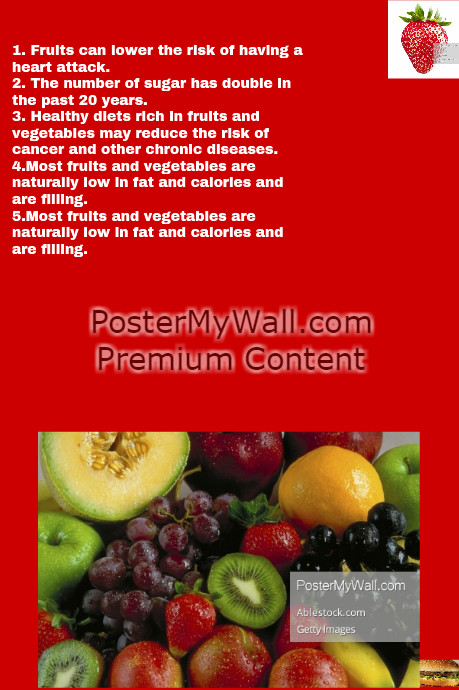 fruits and vegetables | PosterMyWall