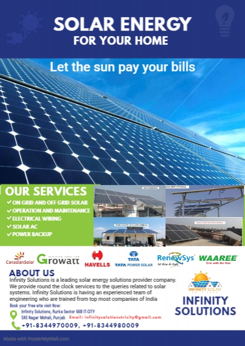 Copy of Copy of Solar Energy Company Flyer | PosterMyWall
