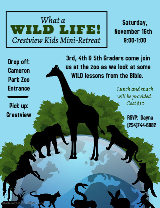 Copy of kids mini retreat | PosterMyWall