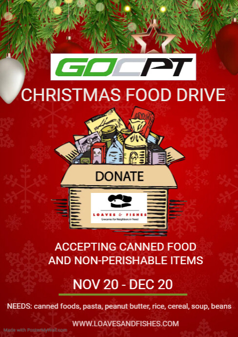 christmas food drive poster | PosterMyWall